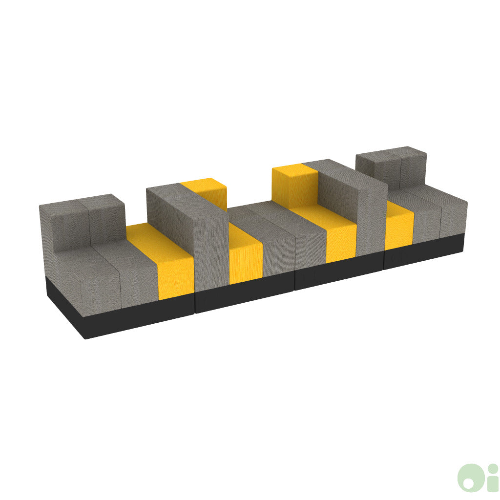 4Scape Commons Bench in Forge & Sundance – Oi Furniture