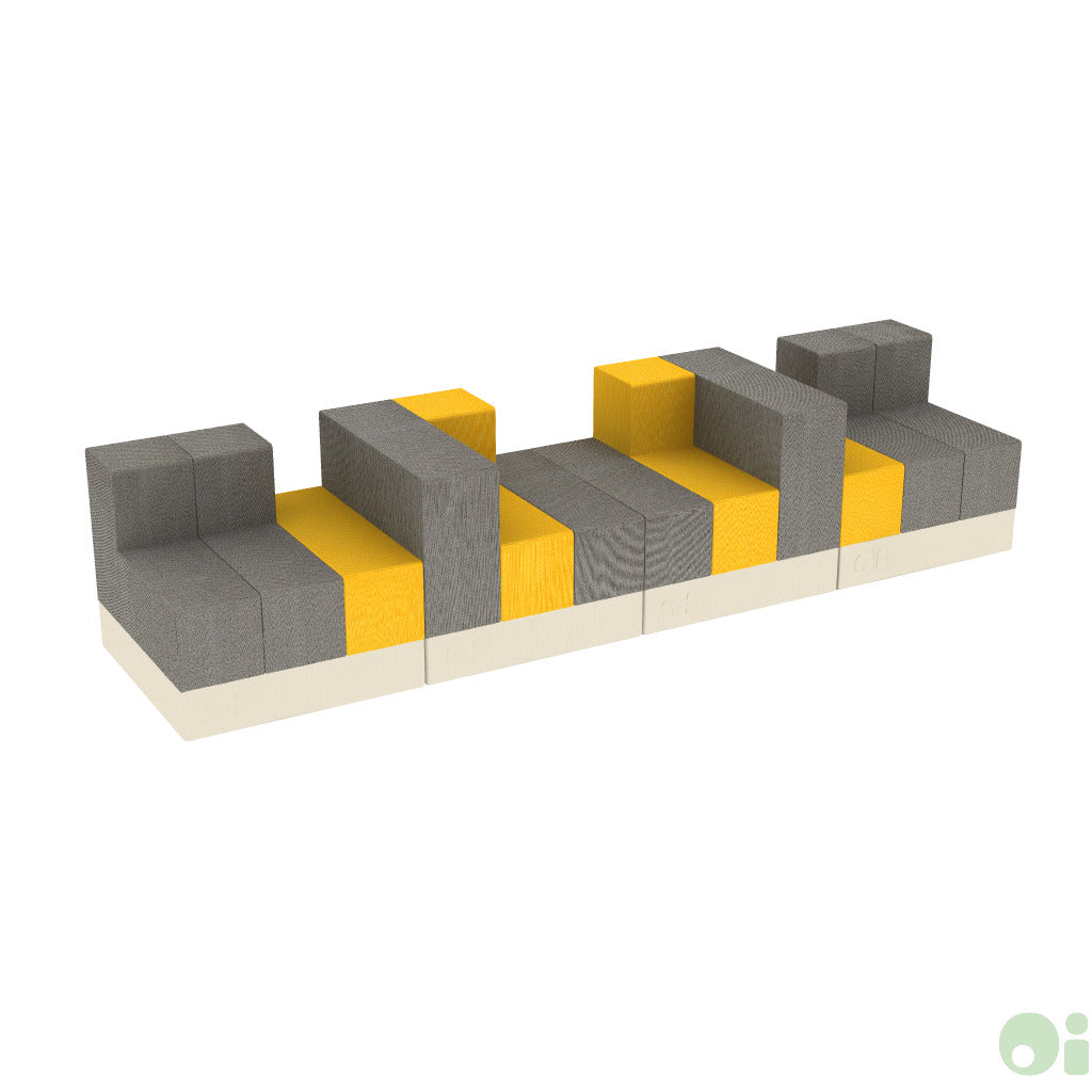 4Scape Commons Bench in Forge & Sundance – Oi Furniture